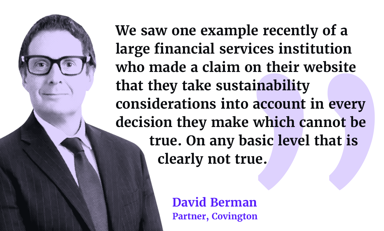 Podcast: David Berman and Emily Lemaire of Covington on greenwashing ...